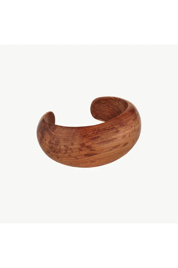 SOKO Mvule Teak Cuff Bracelet
