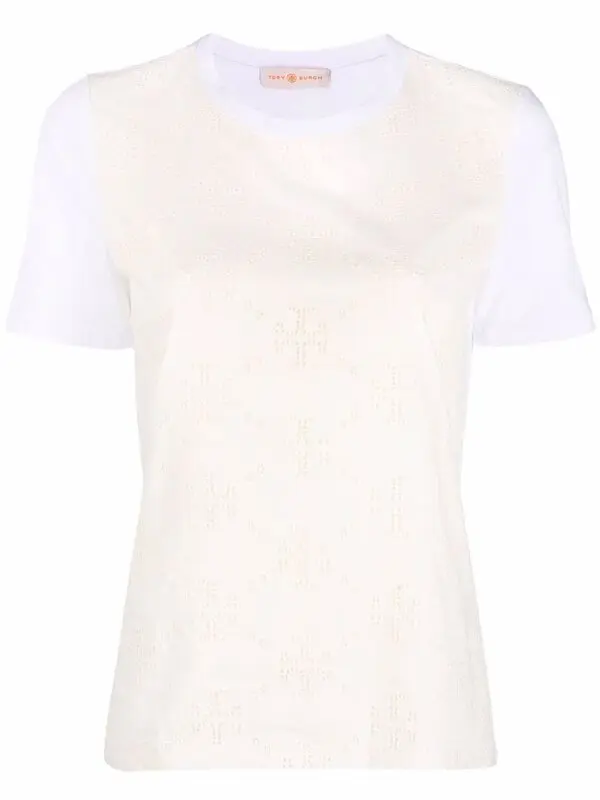 Tory Burch Monogram-print Short-sleeved T-shirt