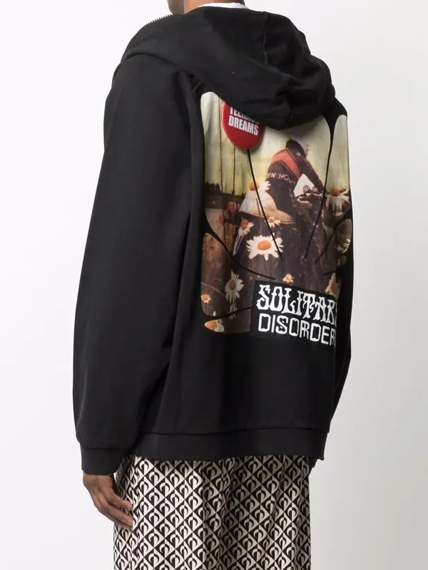 Raf Simons Teenage Dreams Zipped Hoodie