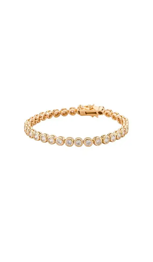 Lili Claspe Reese Tennis Bracelet - Gold