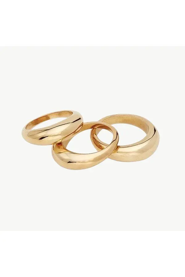 SOKO Fanned Stacked Rings - Gold