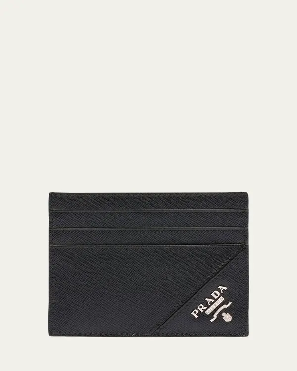 Prada Saffiano Metal Cardcase - Nero