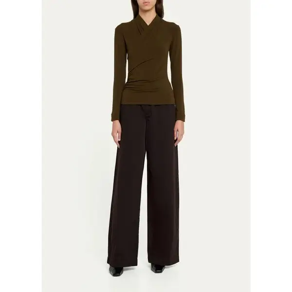 Vince Long-sleeve Wrap Top