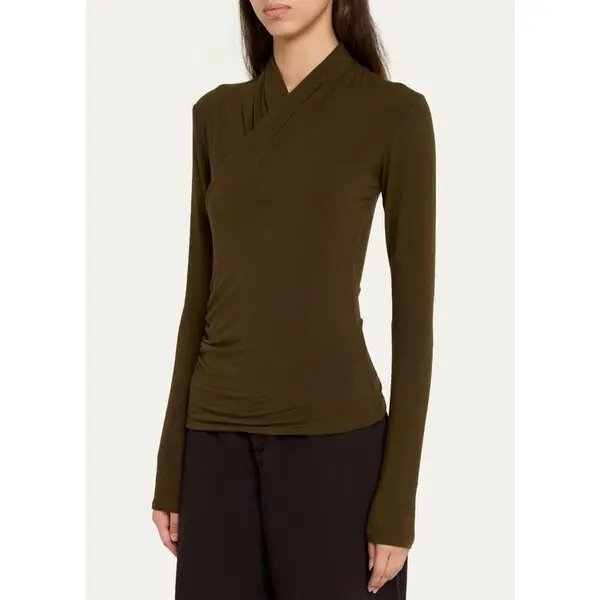 Vince Long-sleeve Wrap Top
