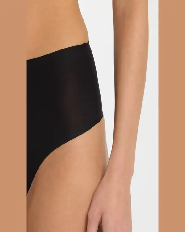 Chantelle Soft Stretch Retro Thong - Black