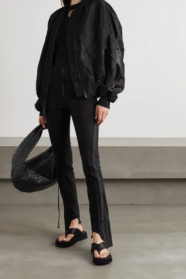 Haider Ackermann Reversible Satin And Floral-Jacquard Bomber