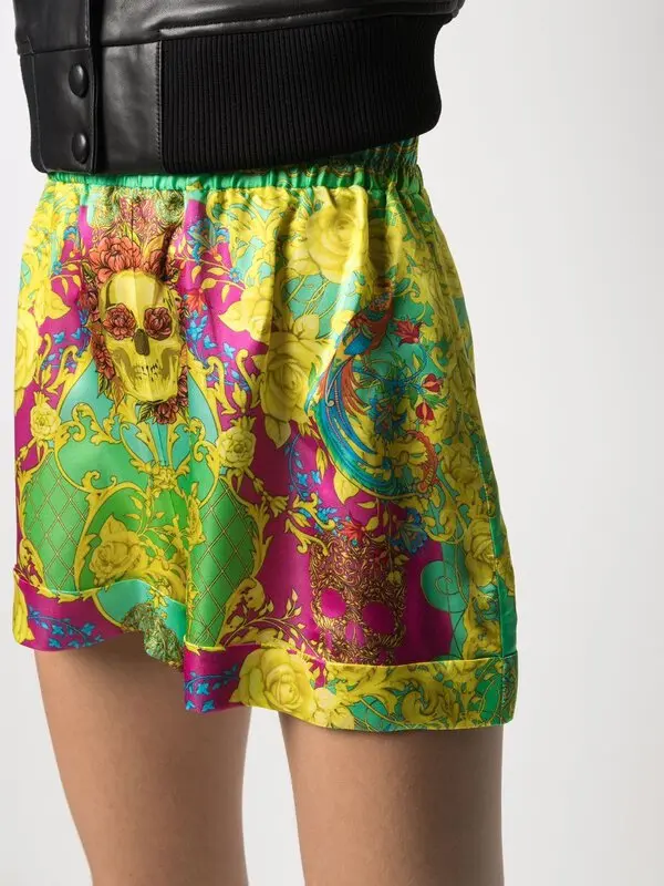 Philipp Plein Baroque-print Shorts