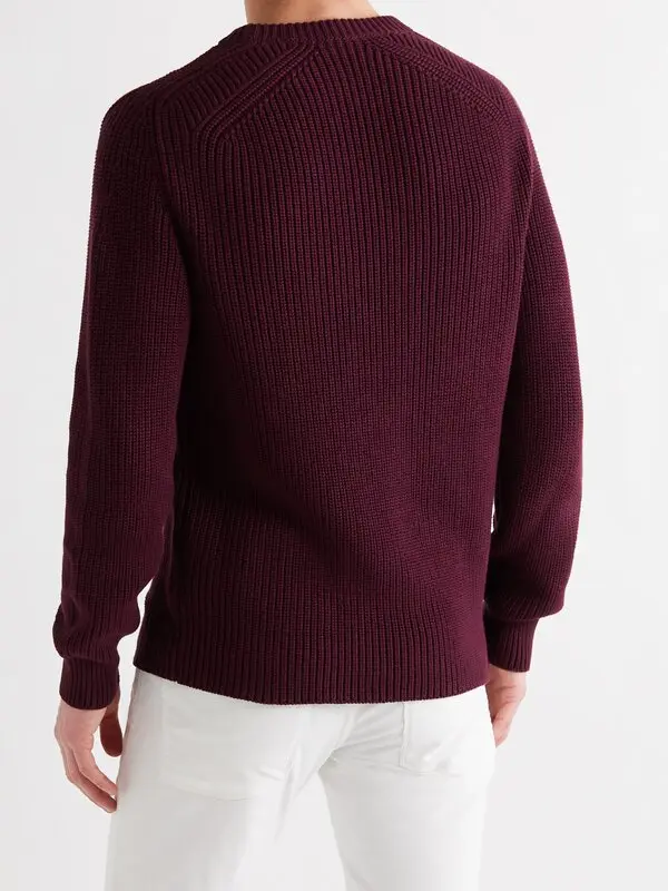 TOD'S Ribbed Cotton Sweater