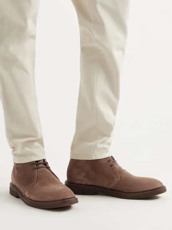 Brunello Cucinelli Suede Chukka Boots