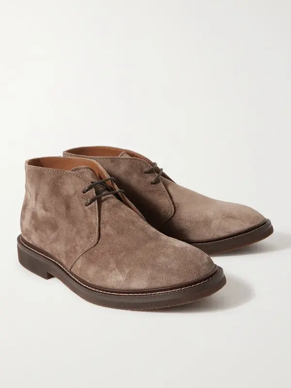 Brunello Cucinelli Suede Chukka Boots