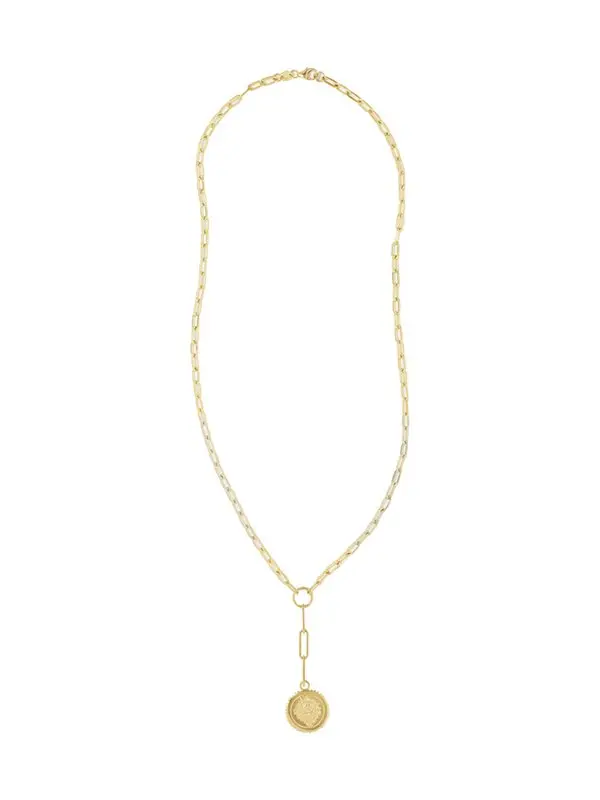 FOUNDRAE Net Sustain Strength 18-karat Recycled Diamond Pendant Necklace - Gold