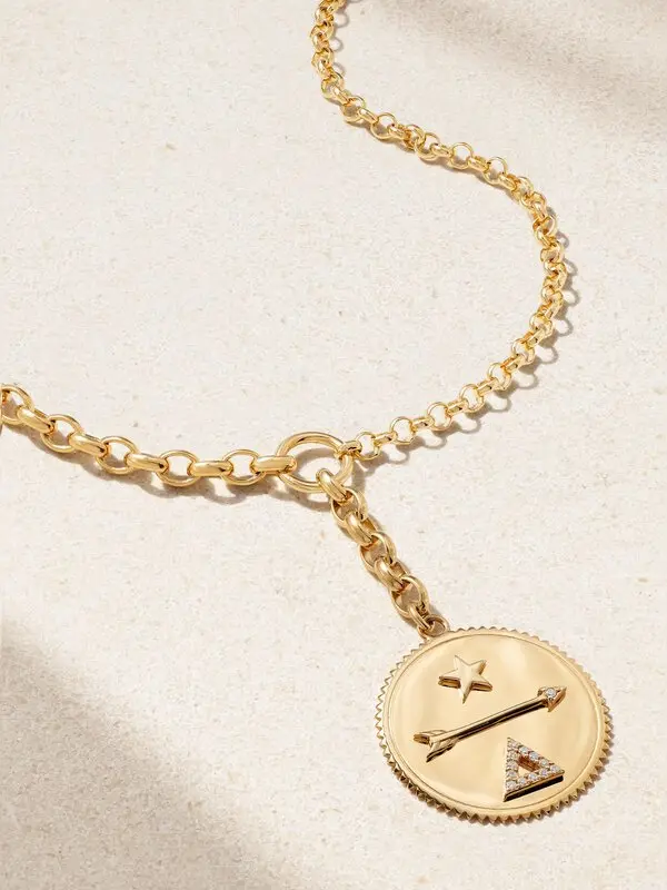 FOUNDRAE Net Sustain Dream 18-karat Recycled Diamond Necklace - Gold