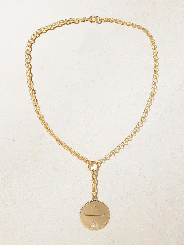 FOUNDRAE Net Sustain Dream 18-karat Recycled Diamond Necklace
