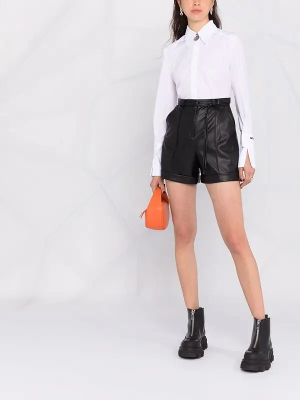 Patrizia Pepe Exposed Seam Detailing Shorts