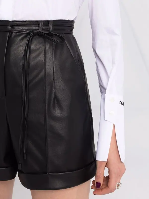 Patrizia Pepe Exposed Seam Detailing Shorts