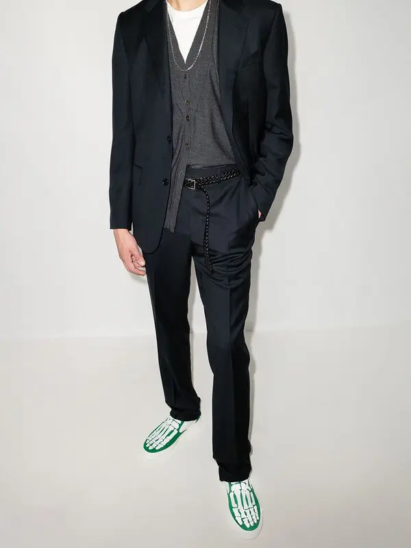 Amiri Skel Toe Slip-on Sneakers