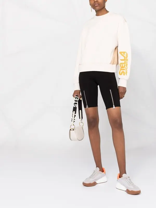 Stella McCartney Logo-print Colour-block Sweatshirt