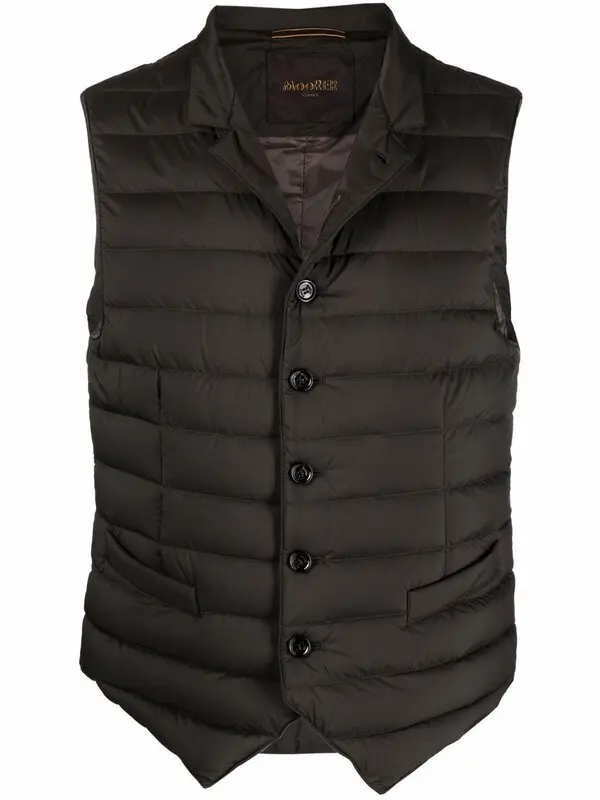 MOORER Padded Sleeveless Jacket