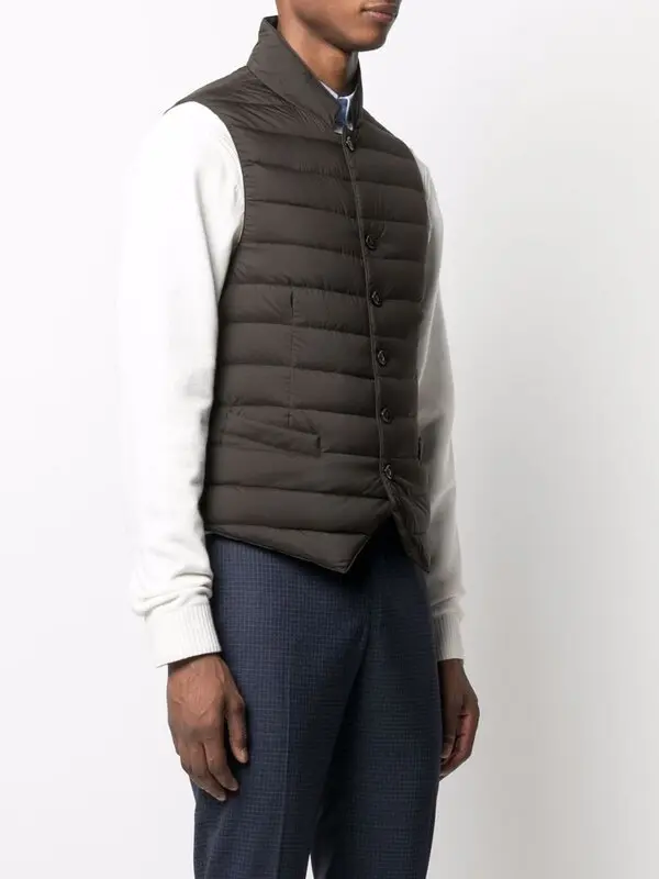 MOORER Padded Sleeveless Jacket