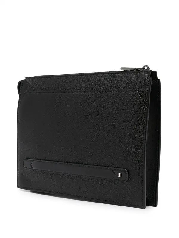 Bally Leather Rear-handle Clutch