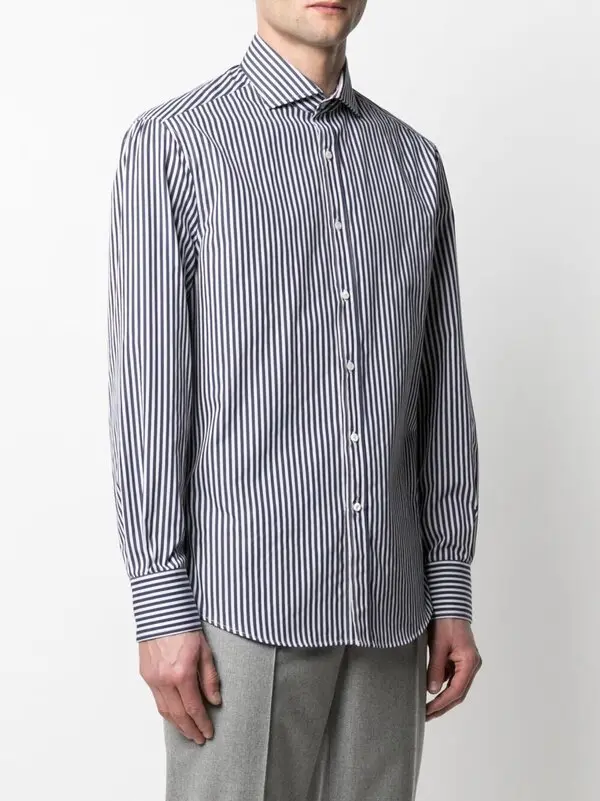 Brunello Cucinelli Striped Cotton Shirt