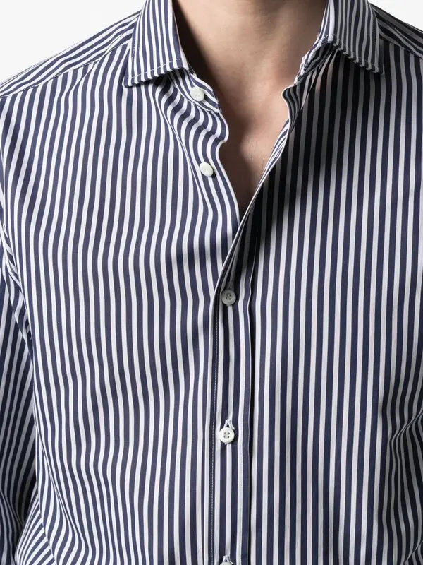 Brunello Cucinelli Striped Cotton Shirt