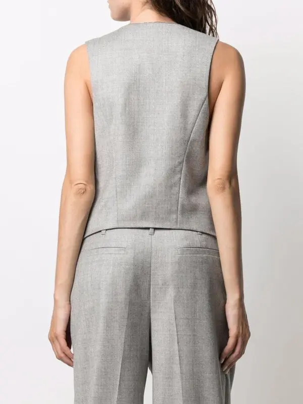 Brunello Cucinelli Belted Waistcoat - Grey