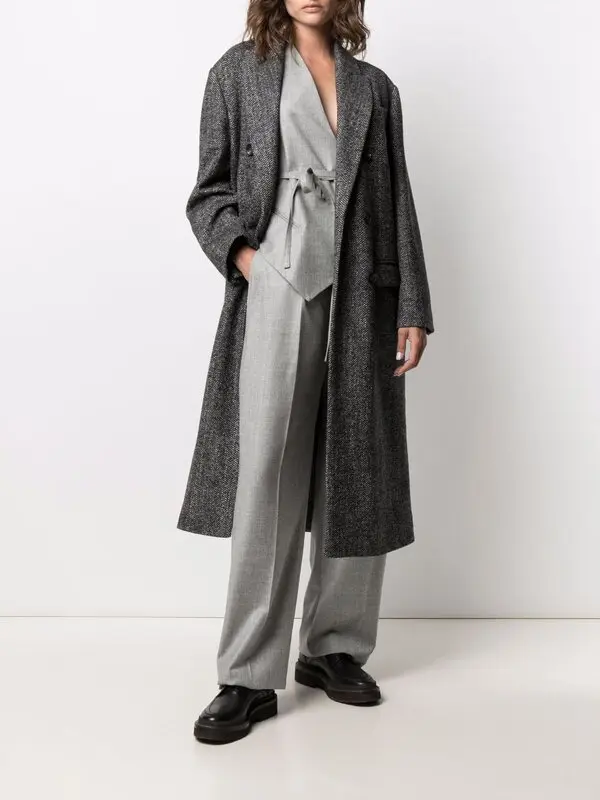 Brunello Cucinelli Belted Waistcoat - Grey