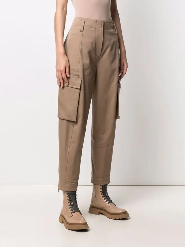 Brunello Cucinelli Cropped Cargo Trousers