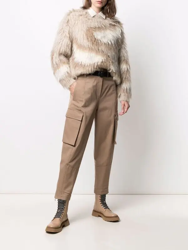 Brunello Cucinelli Cropped Cargo Trousers
