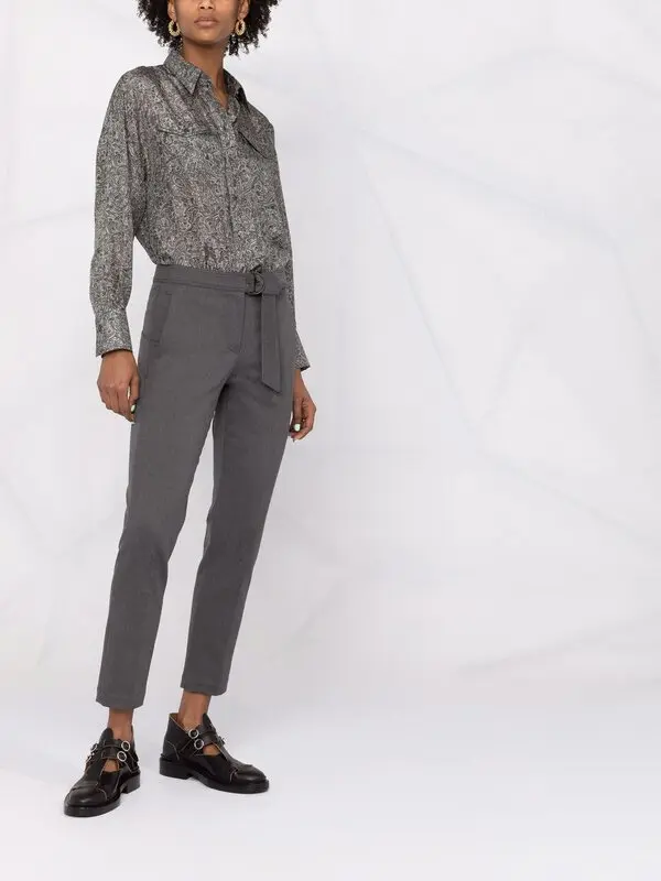 Brunello Cucinelli Paisley-print Long-sleeve Shirt