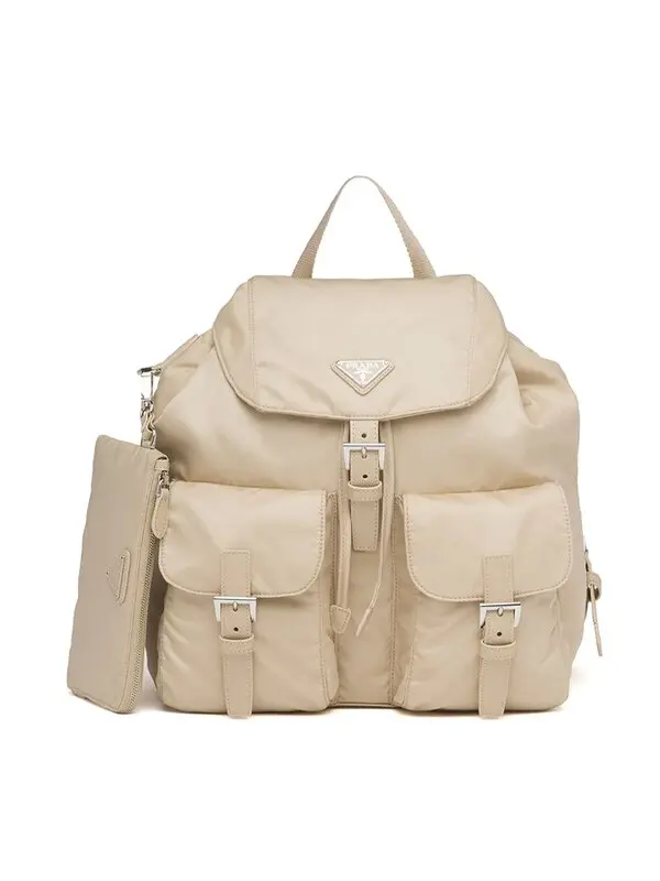Prada Re-nylon Backpack - Neutrals