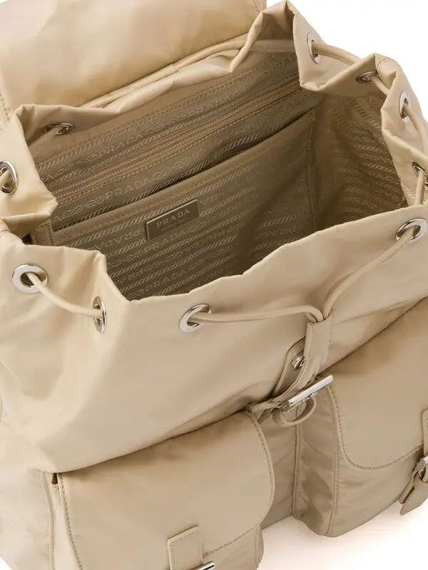Prada Re-nylon Backpack - Neutrals
