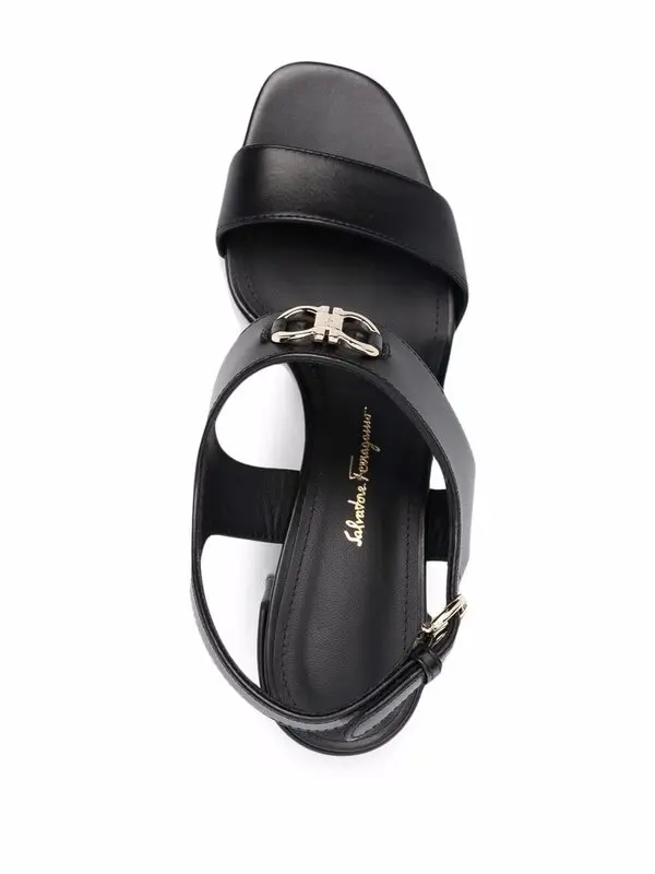 FERRAGAMO Gancini Leather Sandals