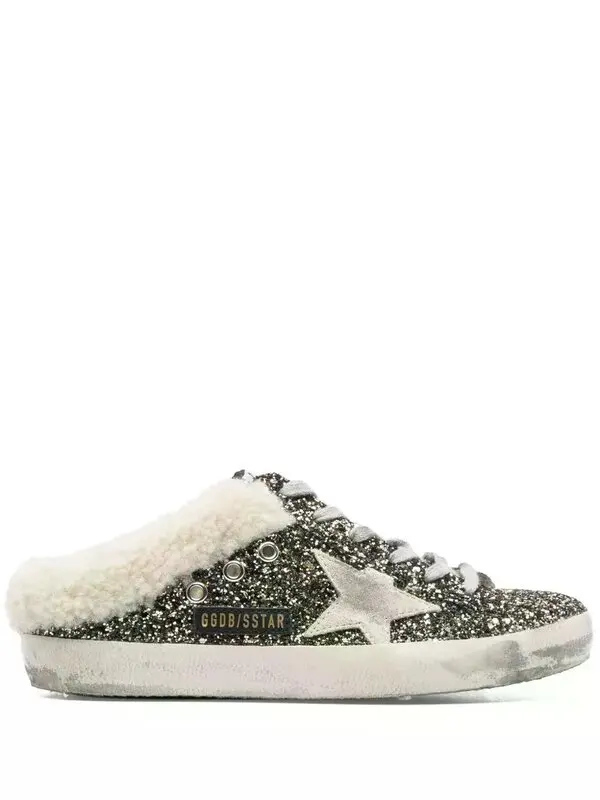 Golden Goose Super-star Sabot Sneakers - Black