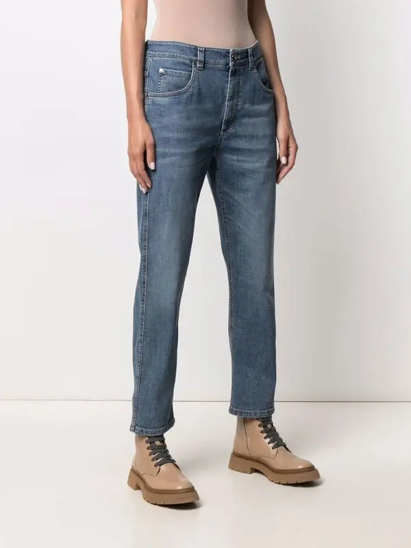 Brunello Cucinelli Mid-rise Straight-leg Jeans