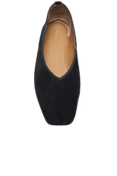 THE ROW Suede Ballet Flats