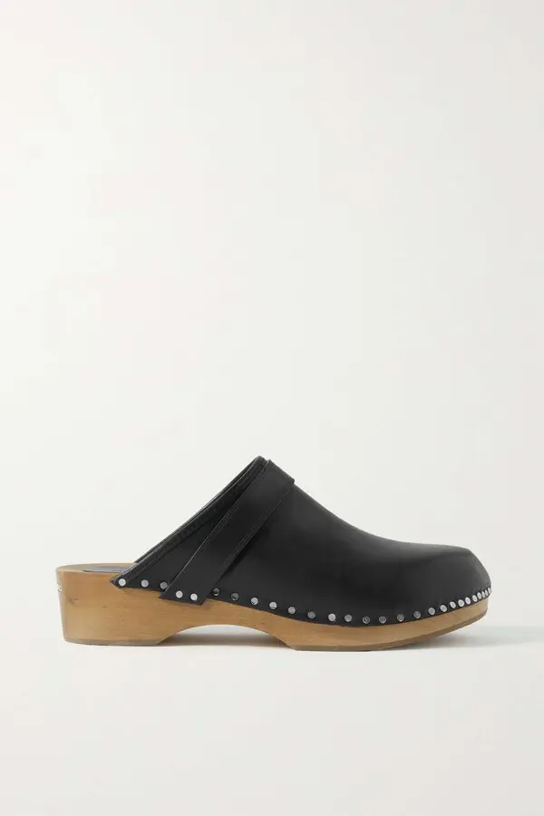 Isabel Marant Thalie Studded Leather Clogs