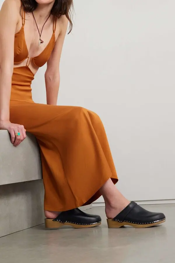 Isabel Marant Thalie Studded Leather Clogs