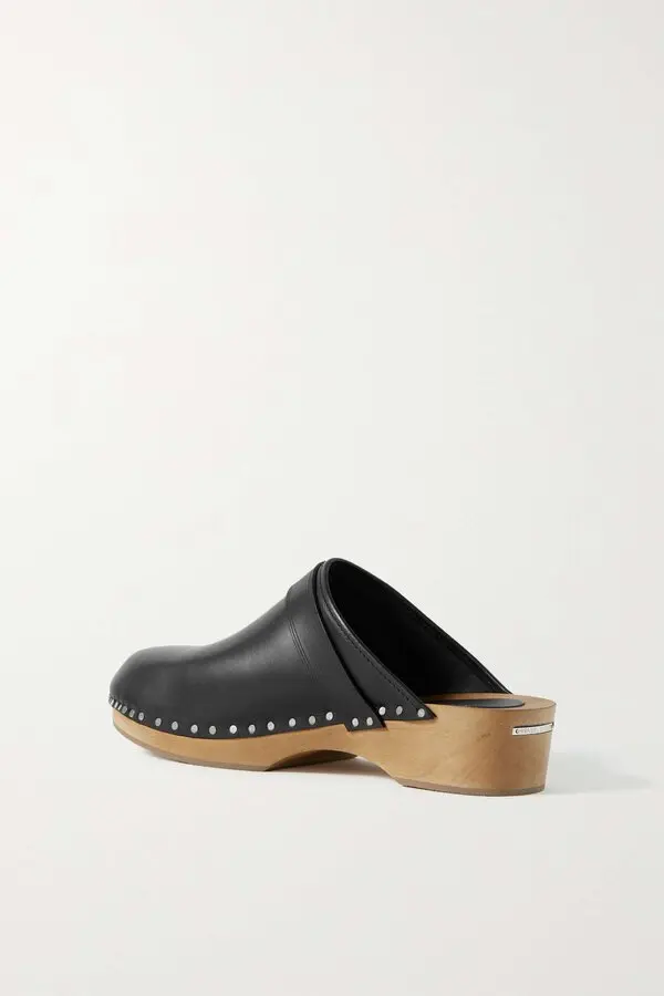 Isabel Marant Thalie Studded Leather Clogs