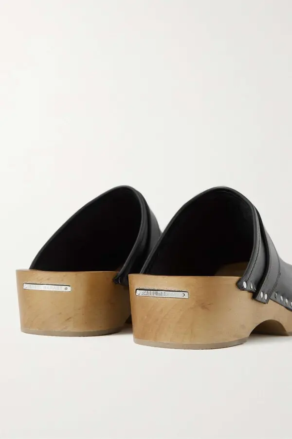 Isabel Marant Thalie Studded Leather Clogs