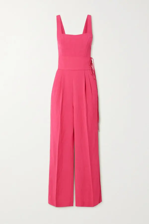 USISI SISTER Gloria Belted Woven Jumpsuit