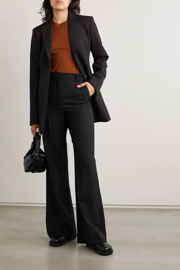 JOSEPH Tambi Woven Straight-leg Pants