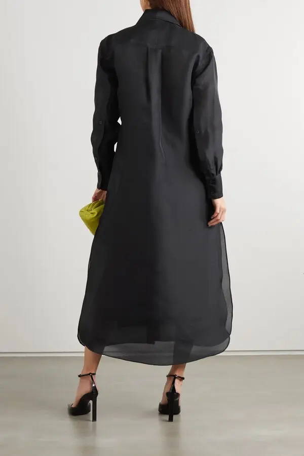 black organza shirt dress Shop the Innes Organza Shirt Dress by Lee Mathews