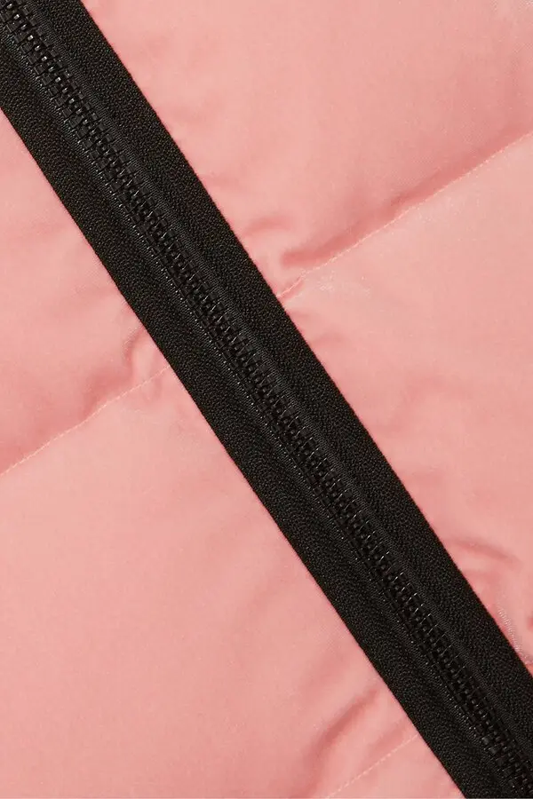 Goldbergh Emmelina Hooded Quilted Velvet Down Ski Jacket