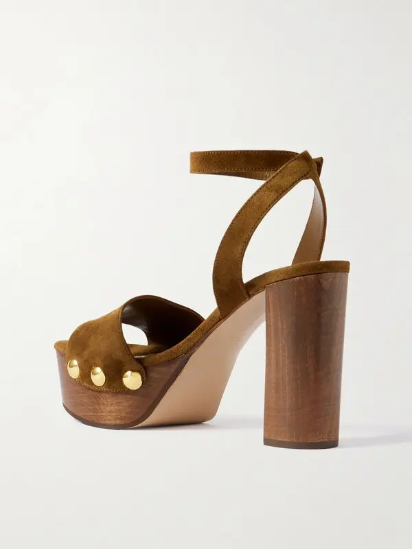 GIANVITO ROSSI 70 Suede Sandals