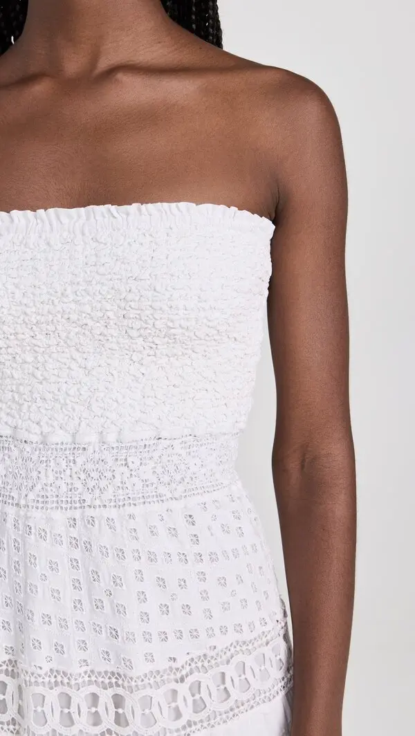 Temptation Positano Ungheria Strapless Broderie Anglaise Dress