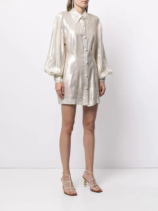 knee length dresses for ladies ALICE MCCALL Metallic Peach Size US 6 Long Dress main image 0