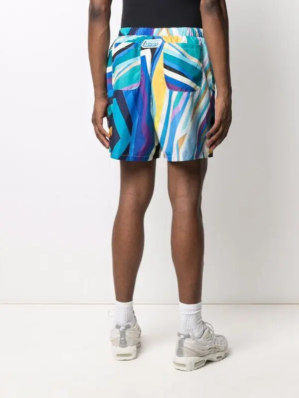 DOMENICO FORMICHETTI Striped High-waisted Shorts