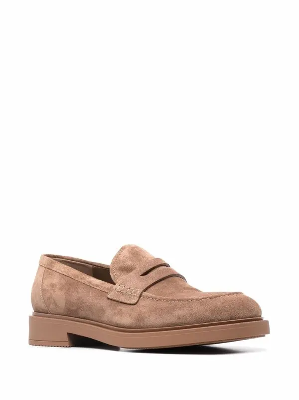 GIANVITO ROSSI Harris Penny-slot Loafers